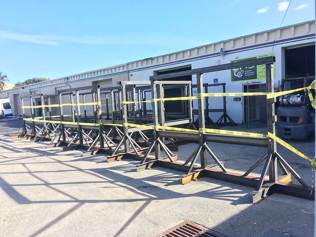 Steel Rebar Cage Rack Stands - America CMS