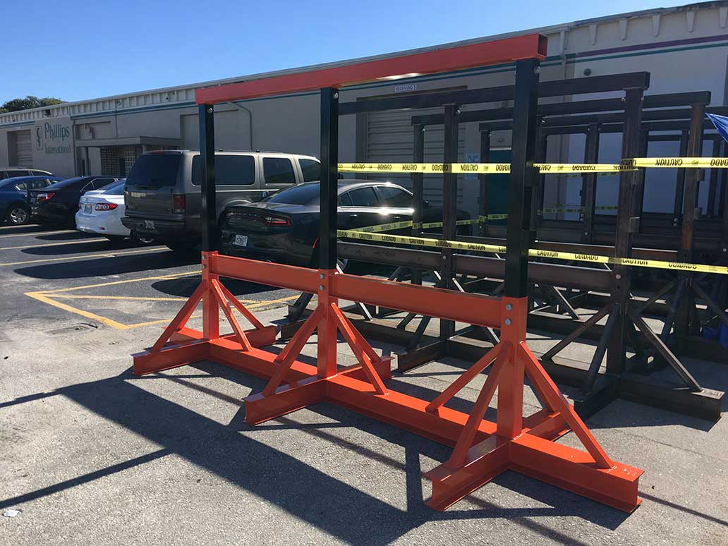 Steel Rebar Cage Rack Stands - America CMS