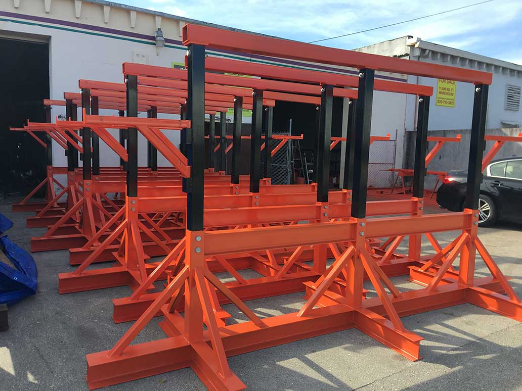 Steel Rebar Cage Rack Stands - America CMS